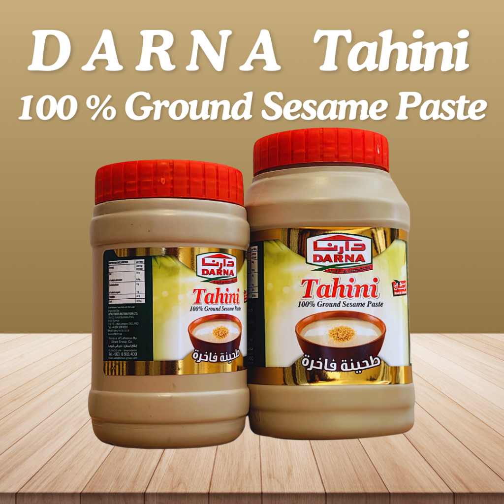 Darna Tahini / 100% Ground Sesame Paste / Tahini / Tahina / Organic ...