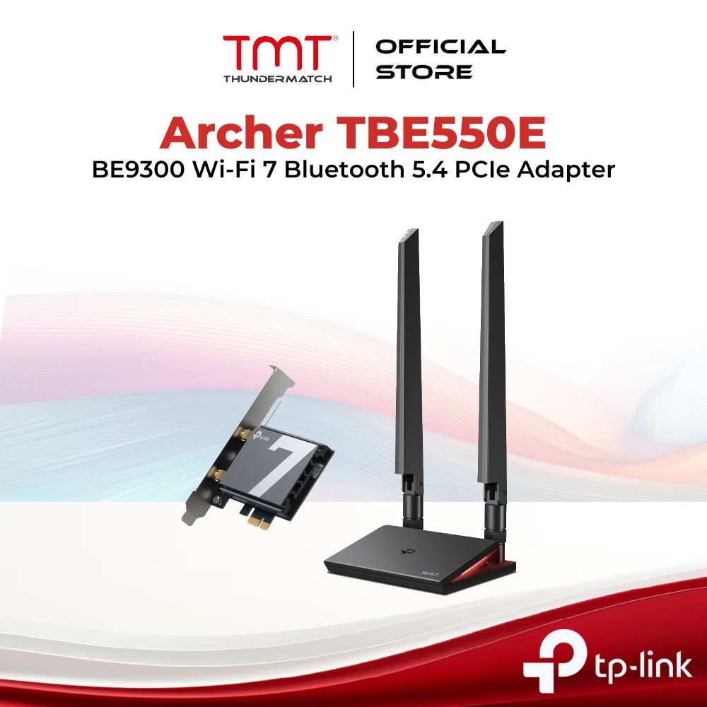 TP-Link Archer TBE550E BE9300 Wi-Fi 7 Bluetooth 5.4 PCIe Adapter ...