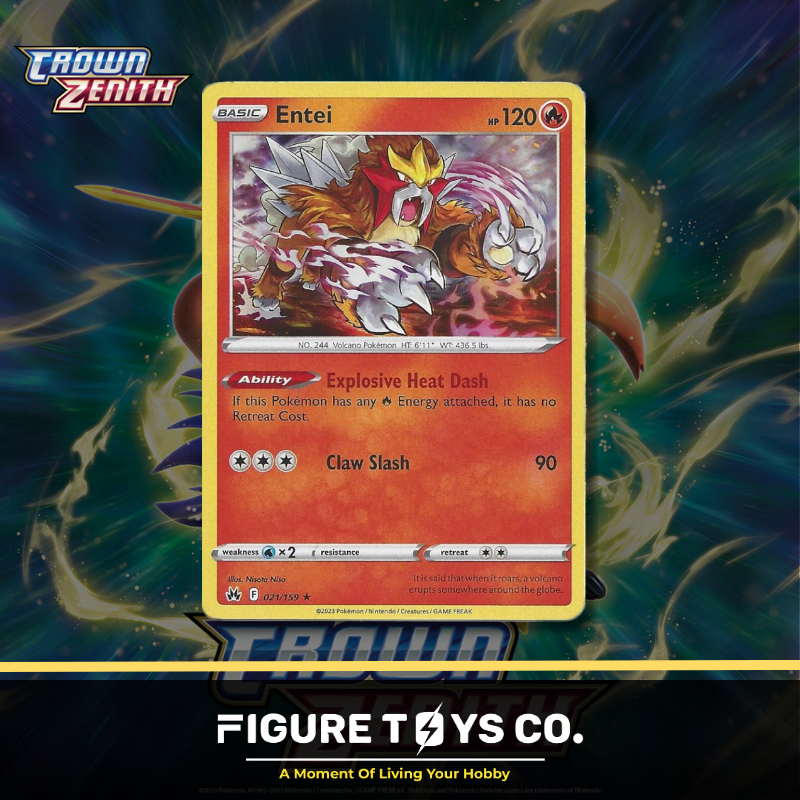 【Ability Pokemon】Pokemon TCG - Entei (021/159) EN | Shopee Malaysia