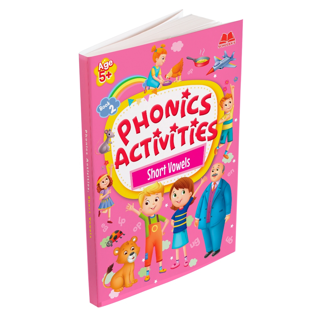 PHONICS ACTIVITIES SHORT VOWELS (Kids Activity Book) | Shopee Malaysia