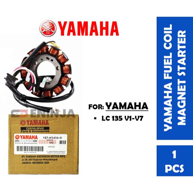 【100% ORIGINAL】YAMAHA LC135 V1-V7 Fuel Coil Magnet Starter Coil Startor Koil Magnet (1S7-H1410 ...