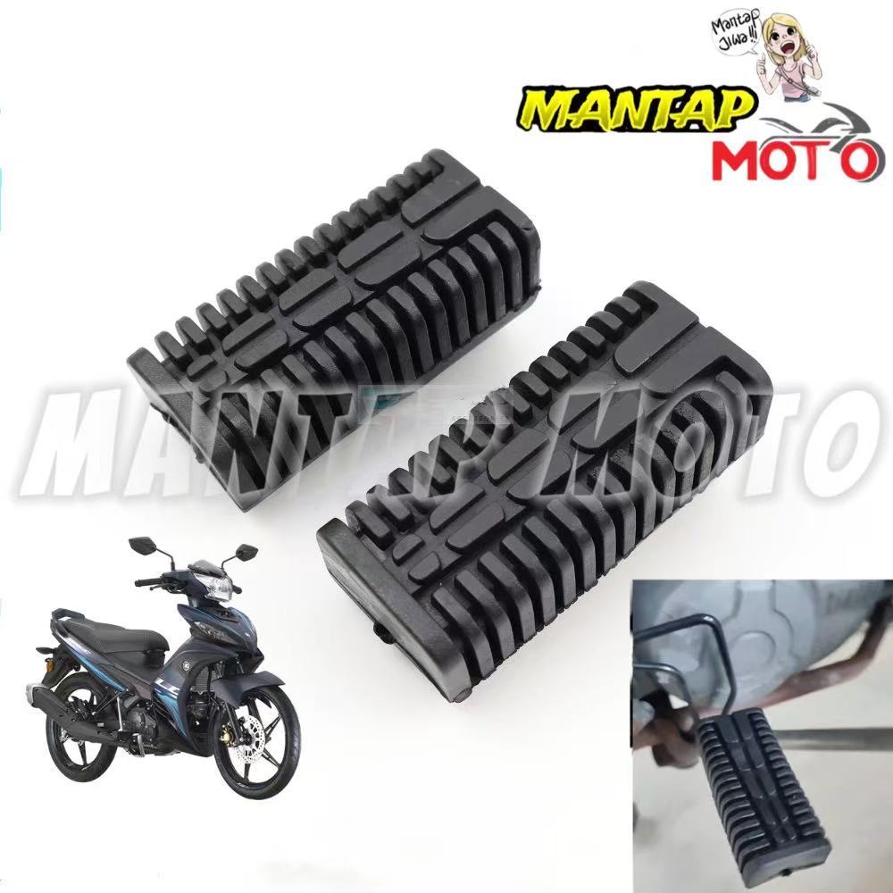1SET=2PCS YAMAHA SRL110 SRL115 LC135 V1-V8 FI FRONT FOOTREST RUBBER ...