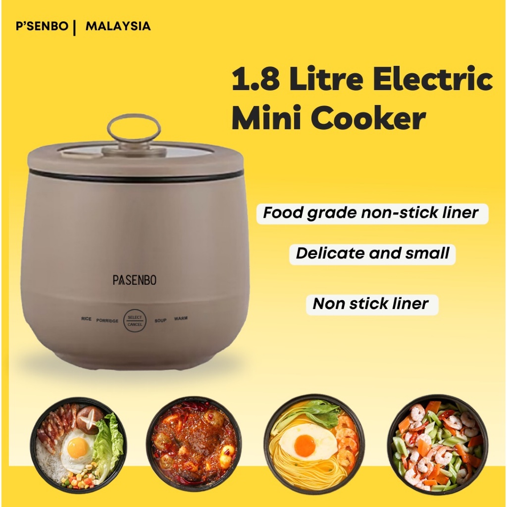 1.8 Litre Electric Mini Cooker Rice Cooker 450W | Shopee Malaysia