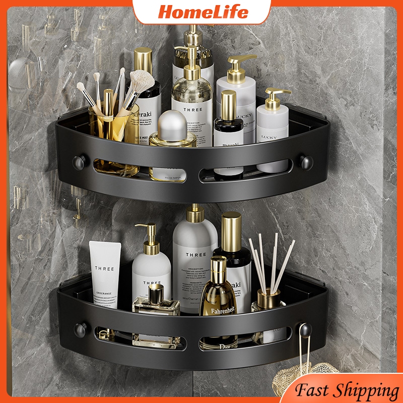 ABS Bathroom Corner Rack Bathroom Rack Bathroom Corner ShelfToilet Rack ...
