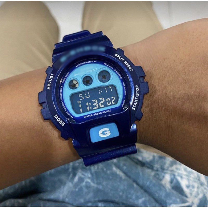 G SHOCK Jam Digital CC2 CC3 Green Blue (Cermin KACA) | Shopee Malaysia