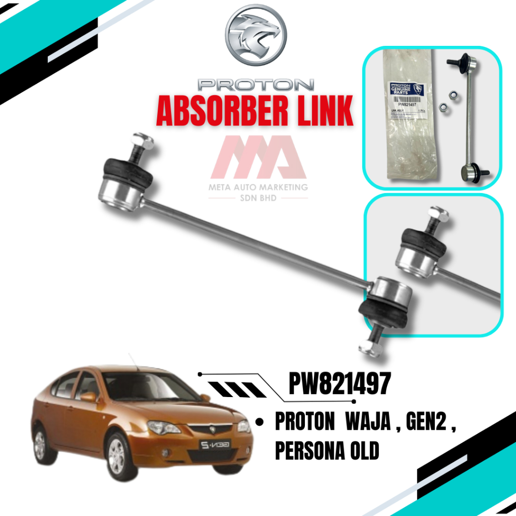 ABSORBER STABILIZER LINK FRONT PROTON WAJA,GEN2,PERSONA OLD (PW821497 ...