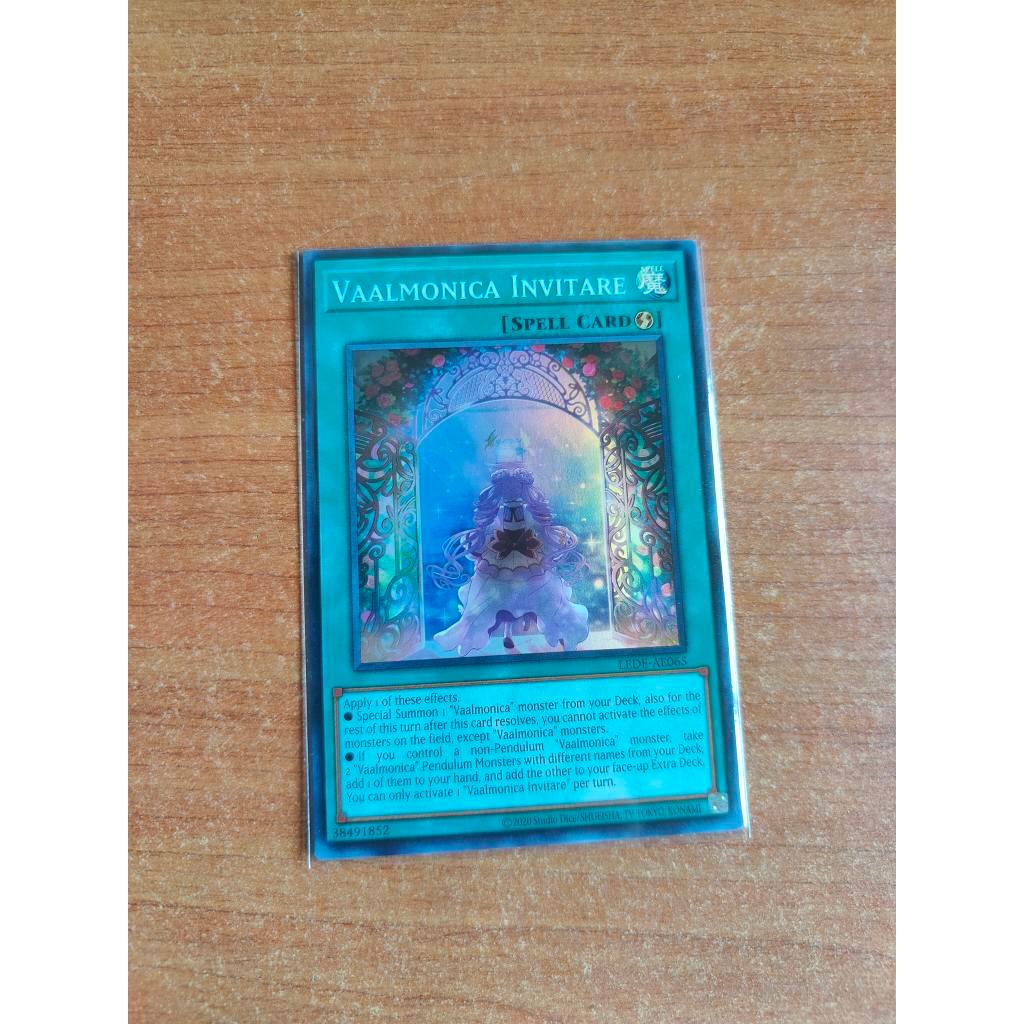Yugioh: LEDE-AE065 Vaalmonica Invitare (SR/SCR) | Shopee Malaysia