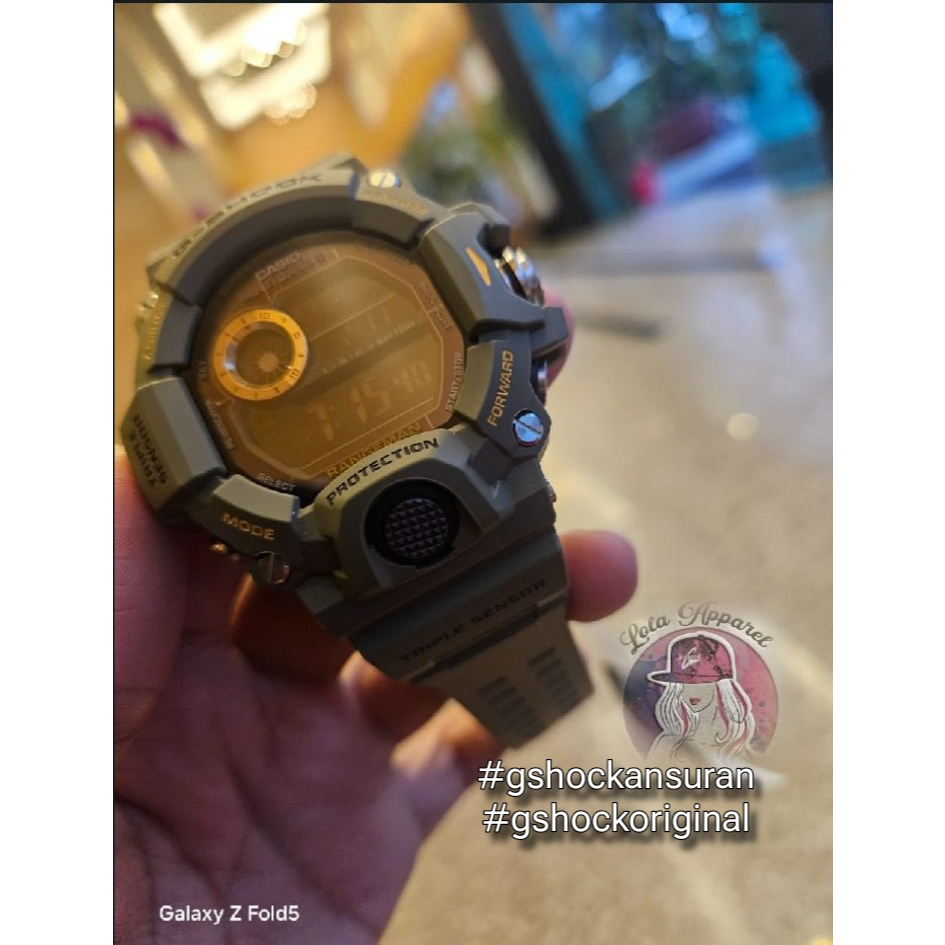 100% ORIGINAL CASIO G-SHOCK GW 9400 3CR RANGEMAN BAROMETRIC TEMPERATURE ...