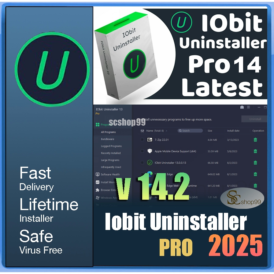 IObit Uninstaller Pro 14.2 for windows 64bit (latest 2025) | Shopee ...