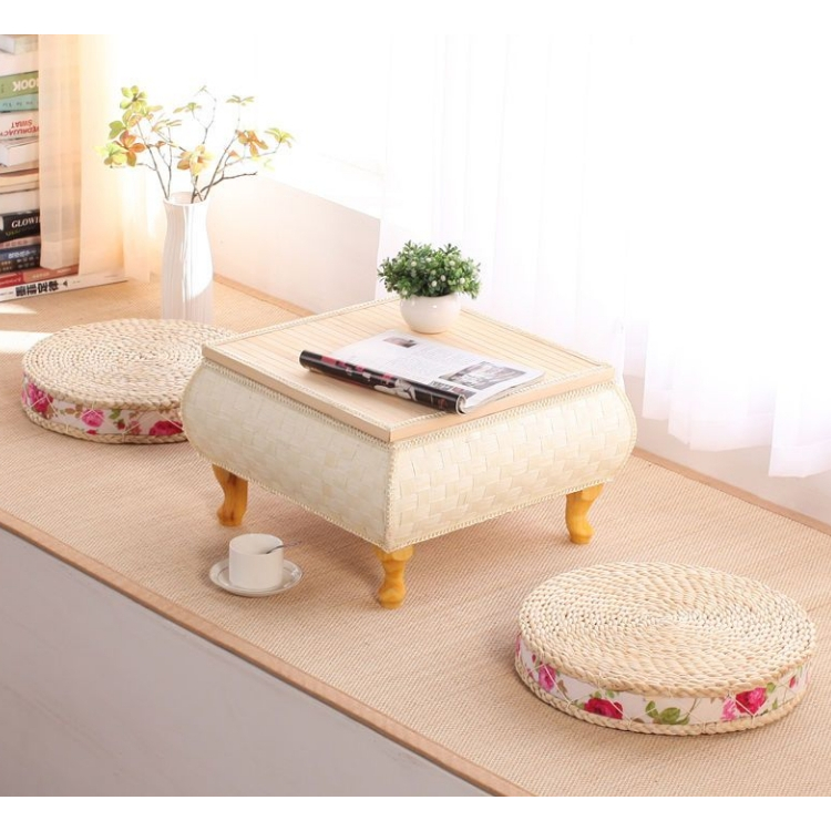 Bay window table with storage bamboo mini table bay window coffee table ...