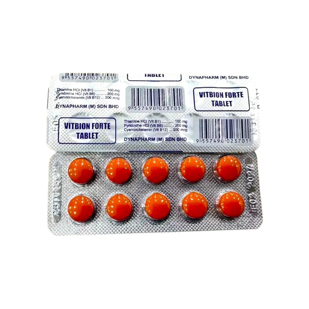 VITBION FORTE [vitamin B1,B6,B12] TABLET 10S/STP | Shopee Malaysia