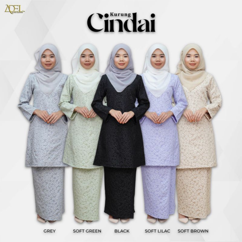 Baju Kurung Pesak CINDAI - Adel Adeyana | Shopee Malaysia