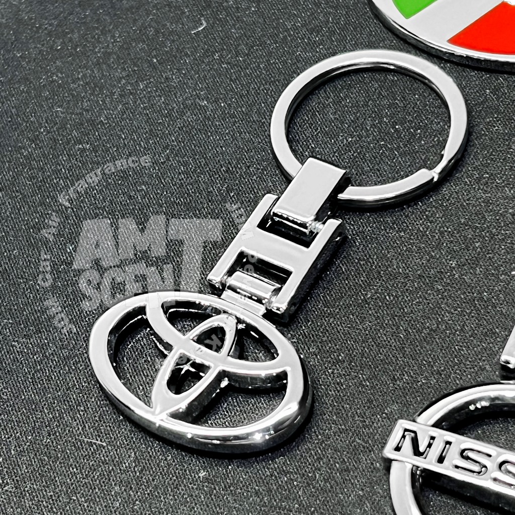Stainless Steel Metal 3D Car Logo Keychain | Proton | Perodua | Mazda ...