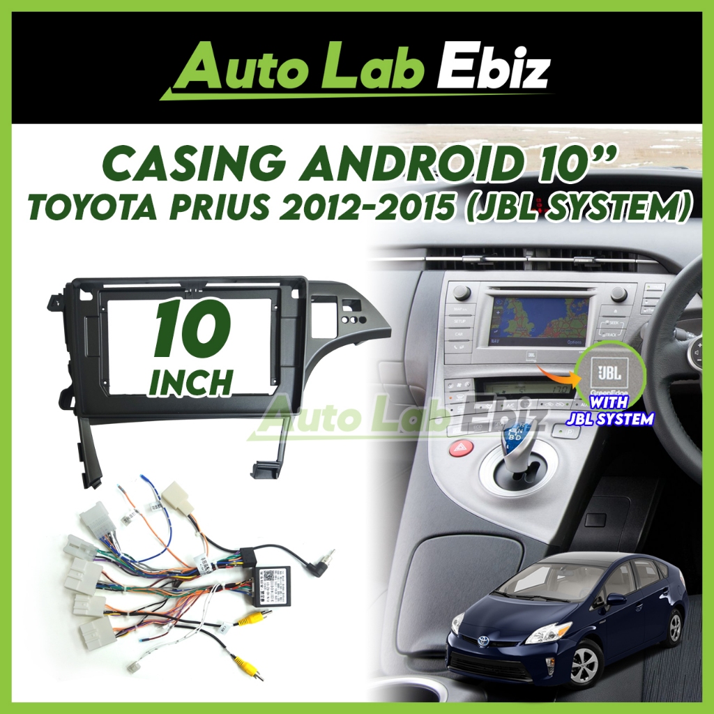 Toyota Prius 2012-2015 Android Player Casing 10" inch with Toyota Power ...
