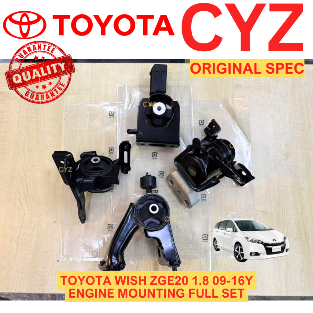 Engine Mounting Set TOYOTA WISH ZGE20 1.8 09-16Y | Shopee Malaysia