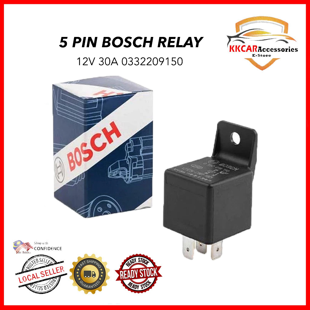 Relay 5 pin Bosch Relay Horn Relay Headlamp Relay 12V 30A Aircond Relay ...
