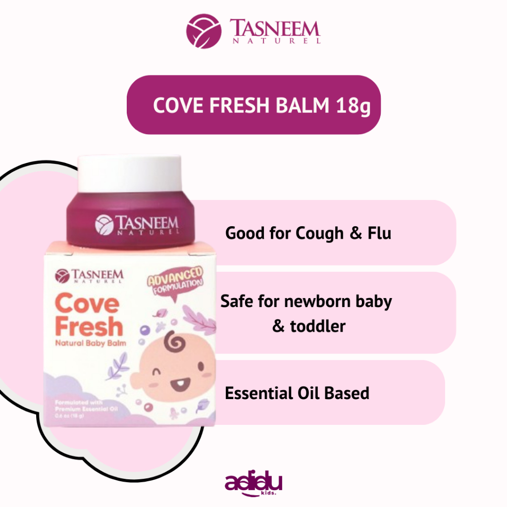 Baby Balm Batuk Tasneem Cove Fresh Cf Rub Demam Selsema Kahak | Shopee ...