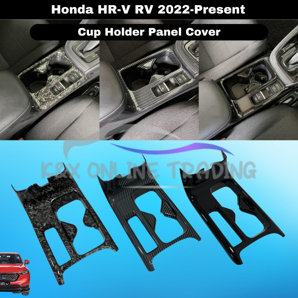 Honda HRV HR-V RV 2022-2025+ Forged Carbon Trim/Glossy Black Center ...