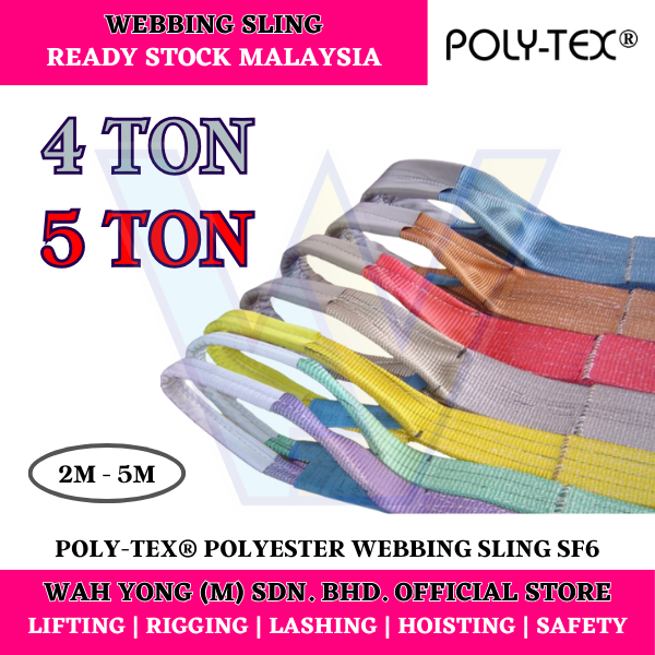 POLY-TEX® TALI ANGKAT WEBBING POLYESTER / SLING ANGKAT / POLYESTER ...