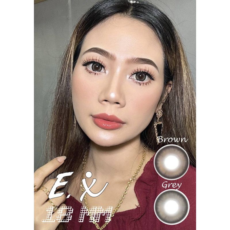 [🇲🇾NEW/BIG🇲🇾] EX 20mm Contact Lens/Korea Color Lens Grey/Brown Free ...