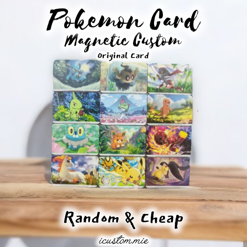 Pokemon Card Magnetic Custom | Shopee Malaysia