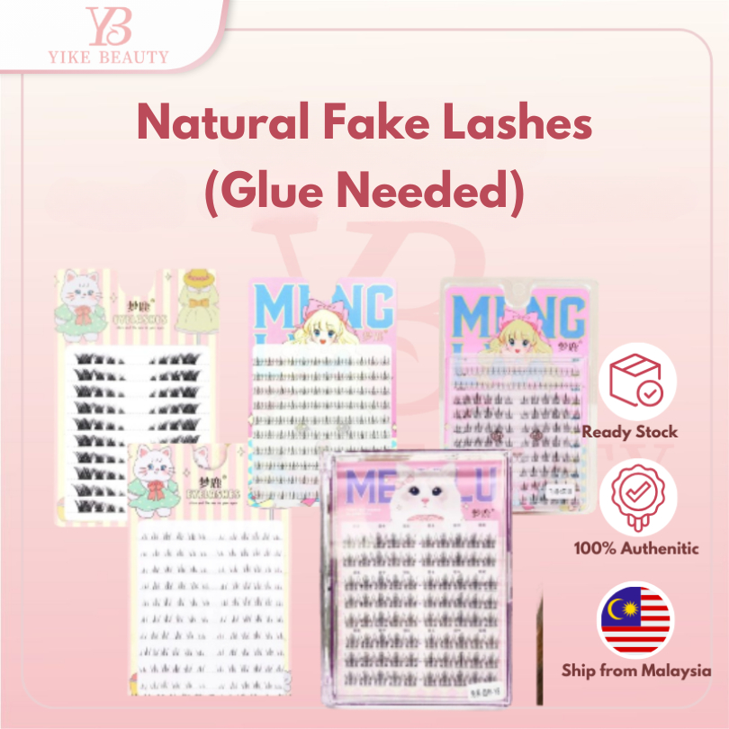 (Glue-Needed) High-quality Long-Lasting Natural Fake False Eyelashes ...