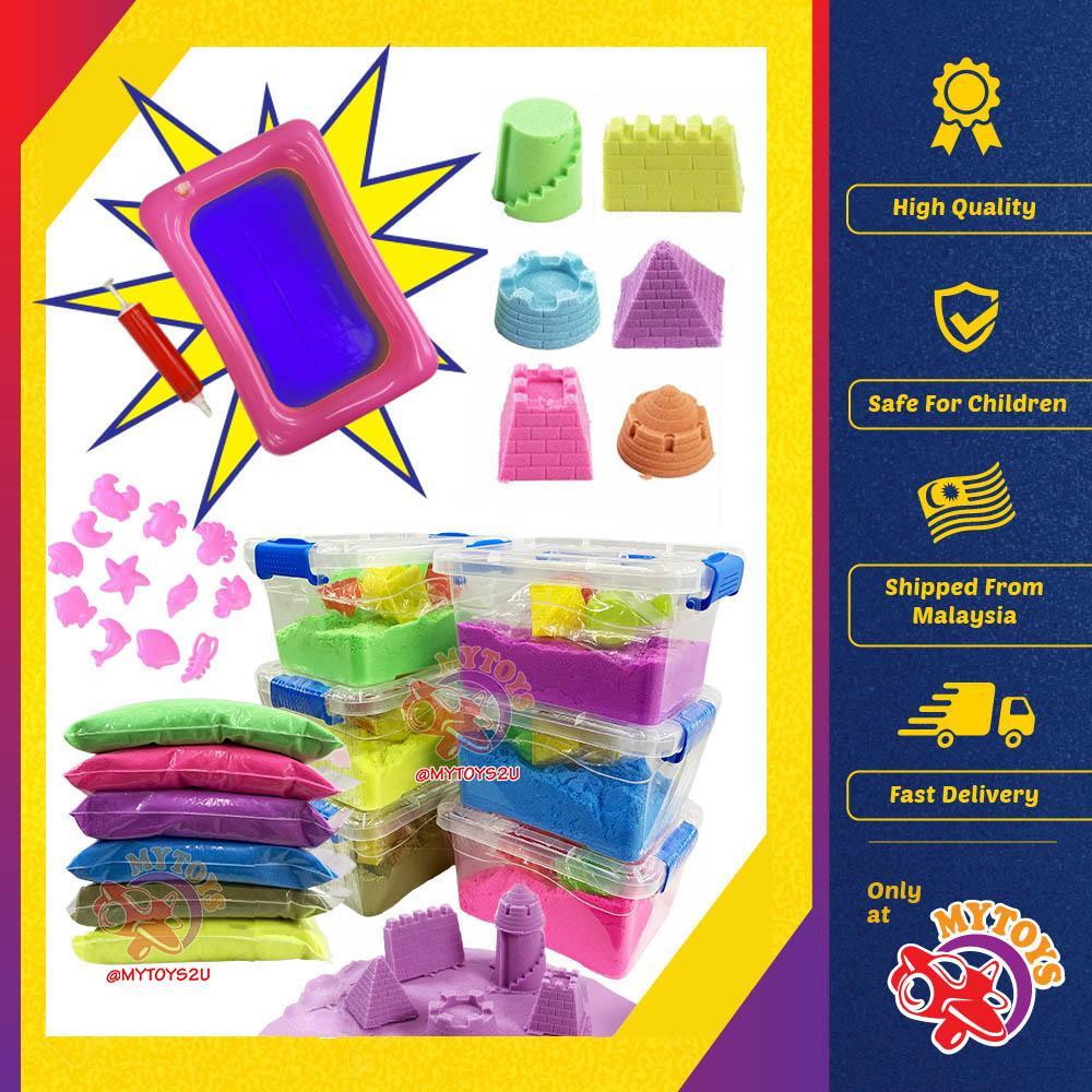 Magic Sand Play Sand Learning Sand Refill Pack 1kg 2kg Variety Color ...