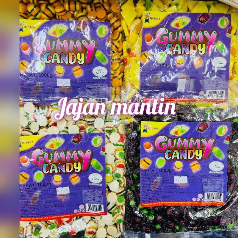 ( 1KG / 500G / 100G ) **ALI BABA SOFT GUMMY CANDY HAMBURGER / PIZZA ...