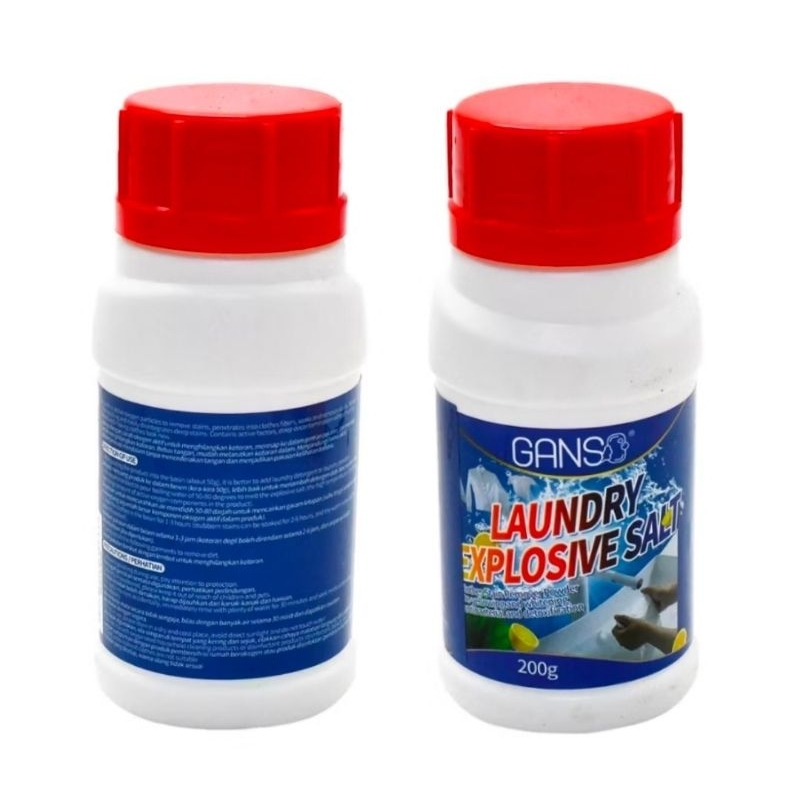 GANSO Lemon Laundry Explosive Salt / Stain Remover Powder 200g | Shopee ...
