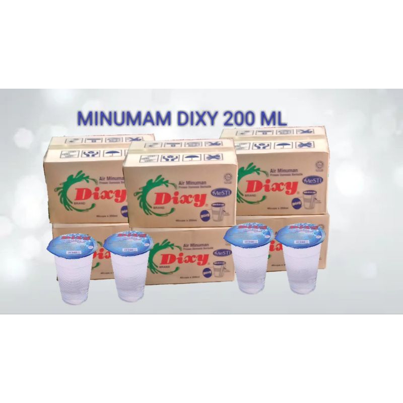 Dixy 200ml x 48 cup (Max 1cartoon for 1 waybill) | Shopee Malaysia