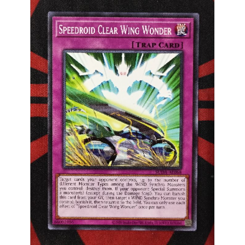 YUGIOH KONAMI SUDA-AE068 Speedroid Clear Wing Wonder (Common) | Shopee Malaysia