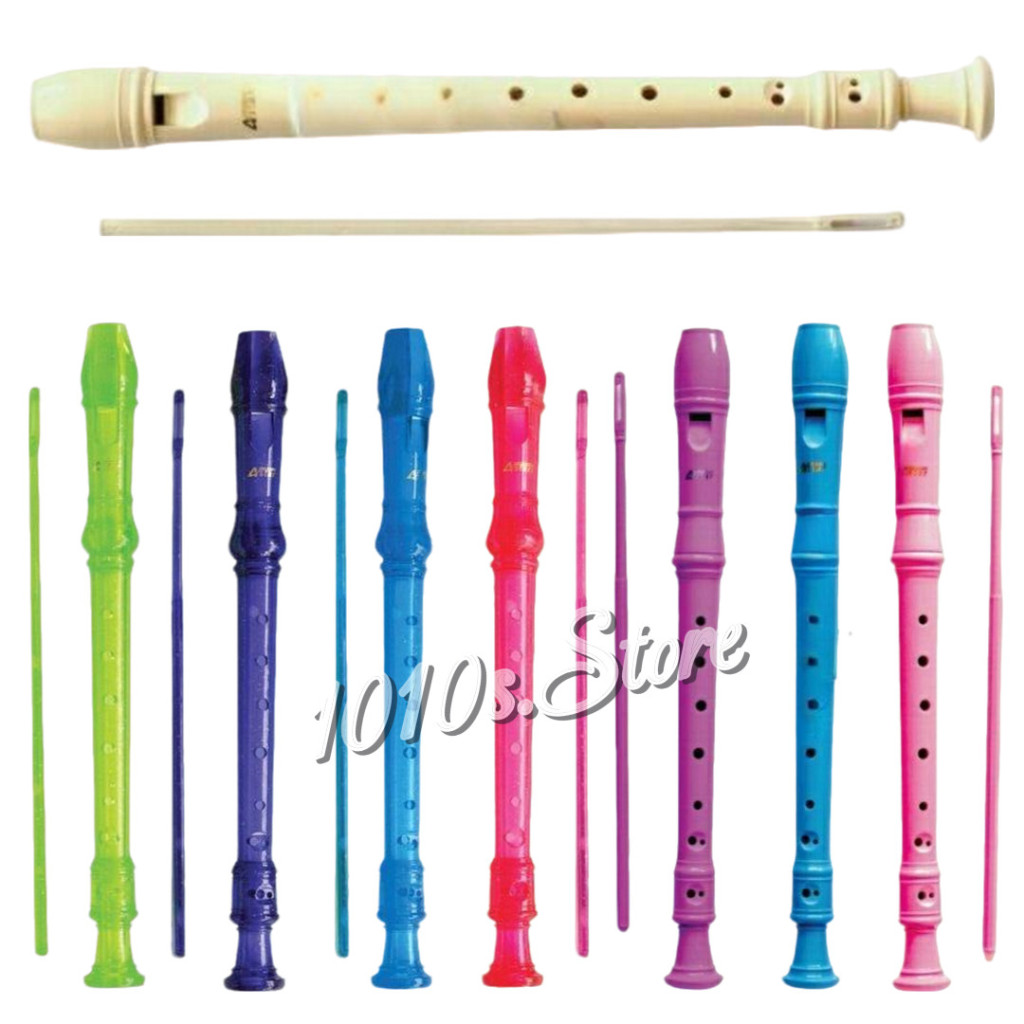 YAMAHA Flute Soprano /Recorder Astar/Seruling Putih/Color/Leopard ...