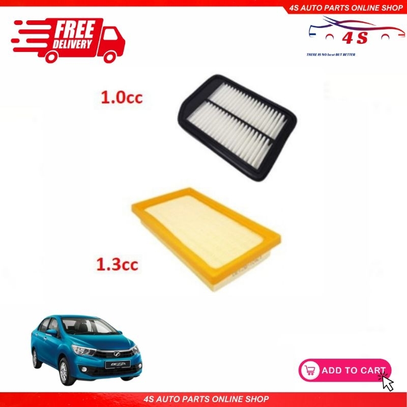 Perodua Bezza 1.3 Bezza 1.0 ENGINE AIR FILTER Penapis Udara | Shopee ...