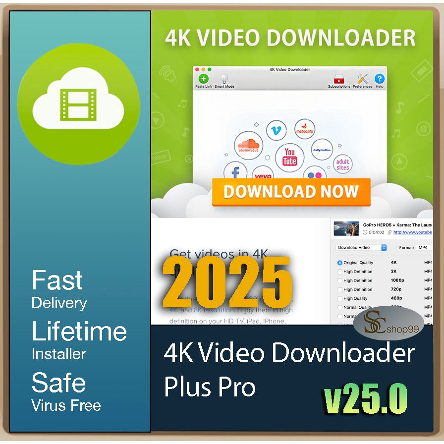 4K Video Downloader Plus Pro v25.0 For Windows 64bit/McOS (latest Feb ...