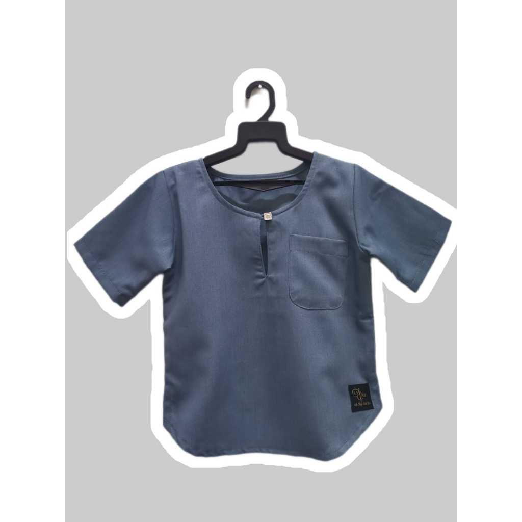 KURTA PLAIN CURVE KANAK-KANAK | KURTA RAYA 2025 | Cotton | Shopee Malaysia