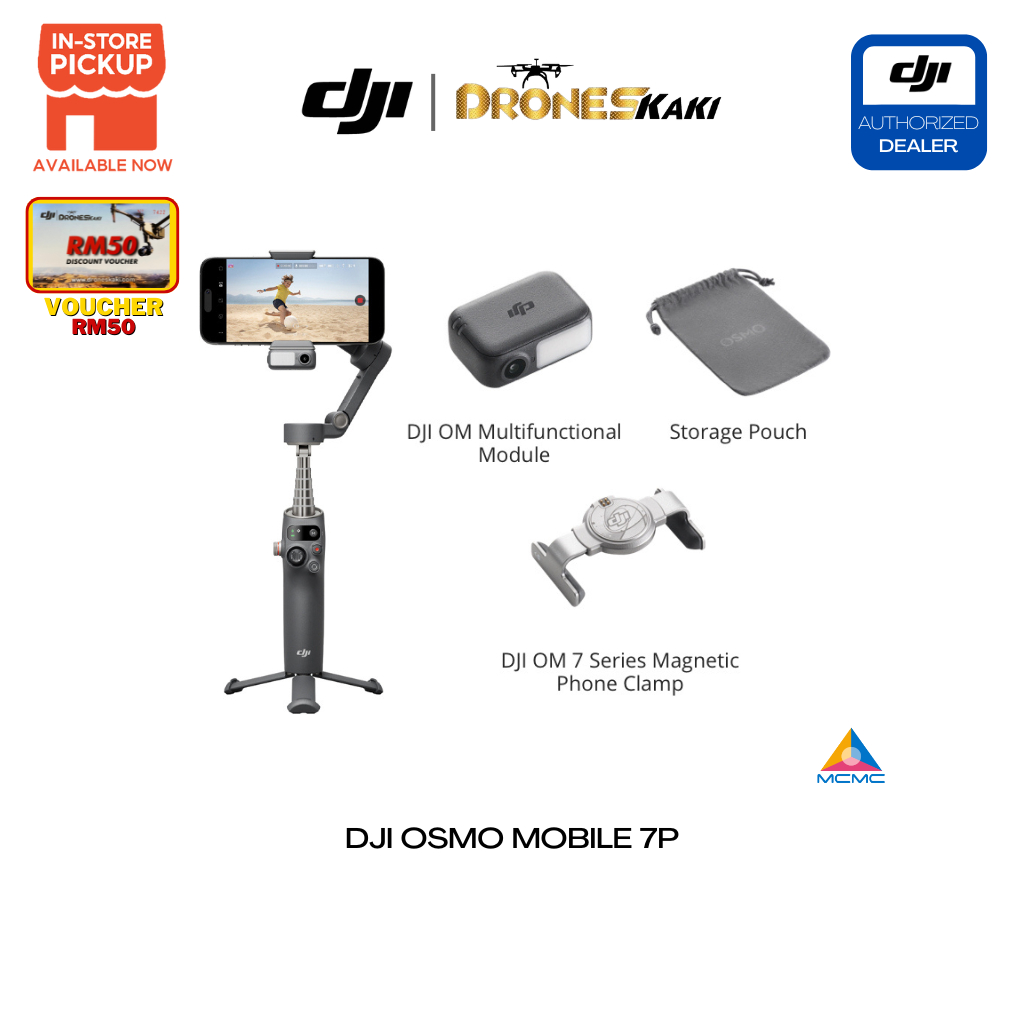 DJI Osmo Mobile 7P/ 7 - Flagship Intelligent Tracking Phone Gimbal ...