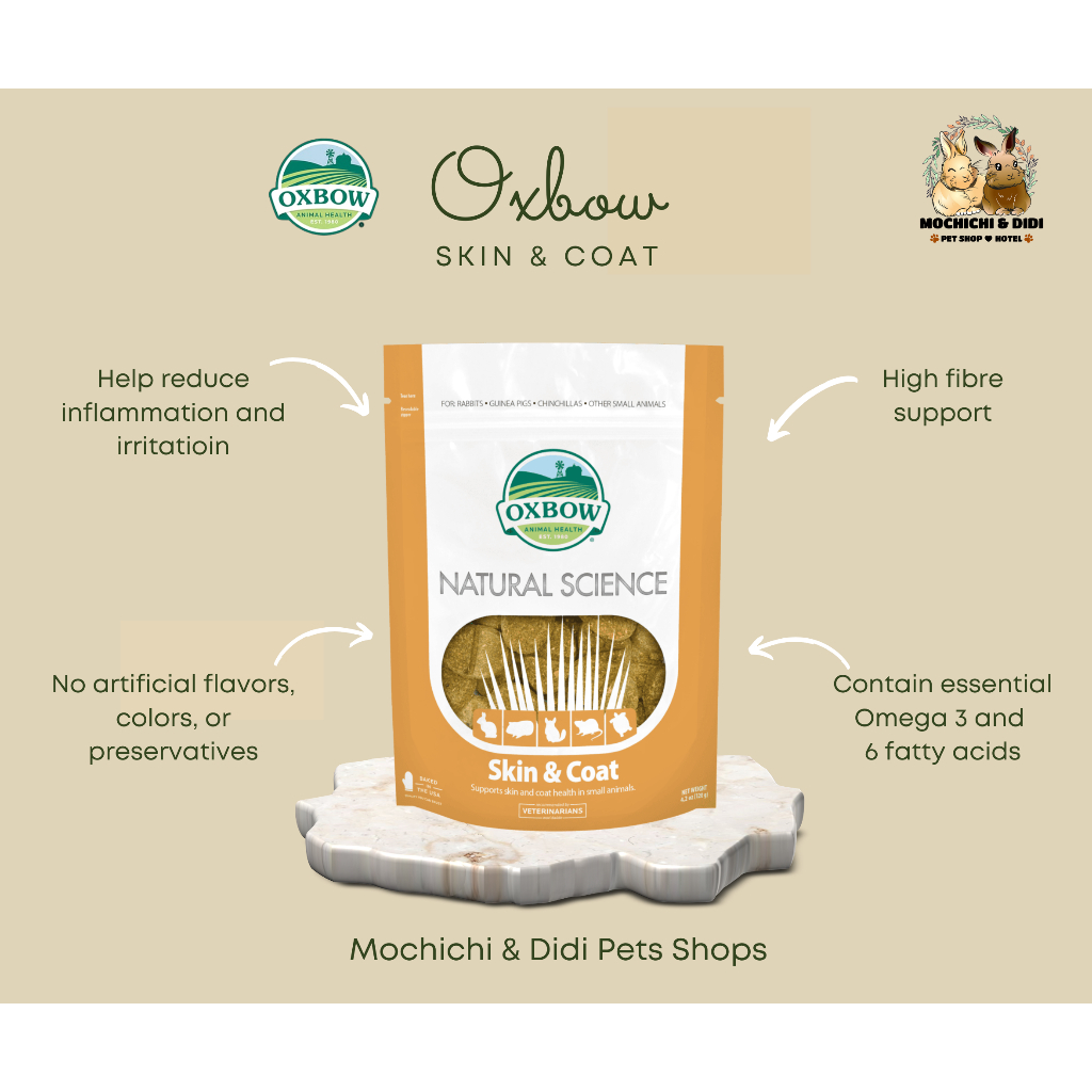 OXBOW NATURAL SCIENCE SKIN & COAT SUPPORT | Shopee Malaysia