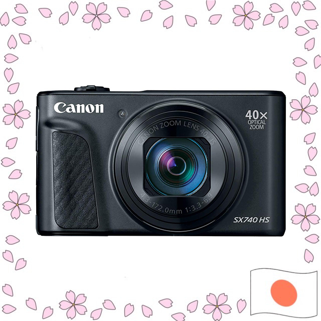 Canon Compact Digital Camera PowerShot SX740 HS Black 40x Optical Zoom ...