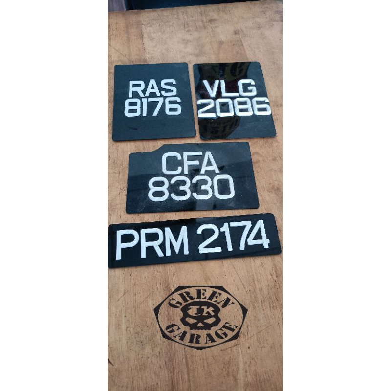 NOMBOR PLATE MOTOR DEPAN ATAU BELAKANG | Shopee Malaysia