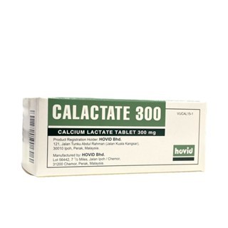 Hovid Calactate Calcium 300mg 100S/Box | Shopee Malaysia
