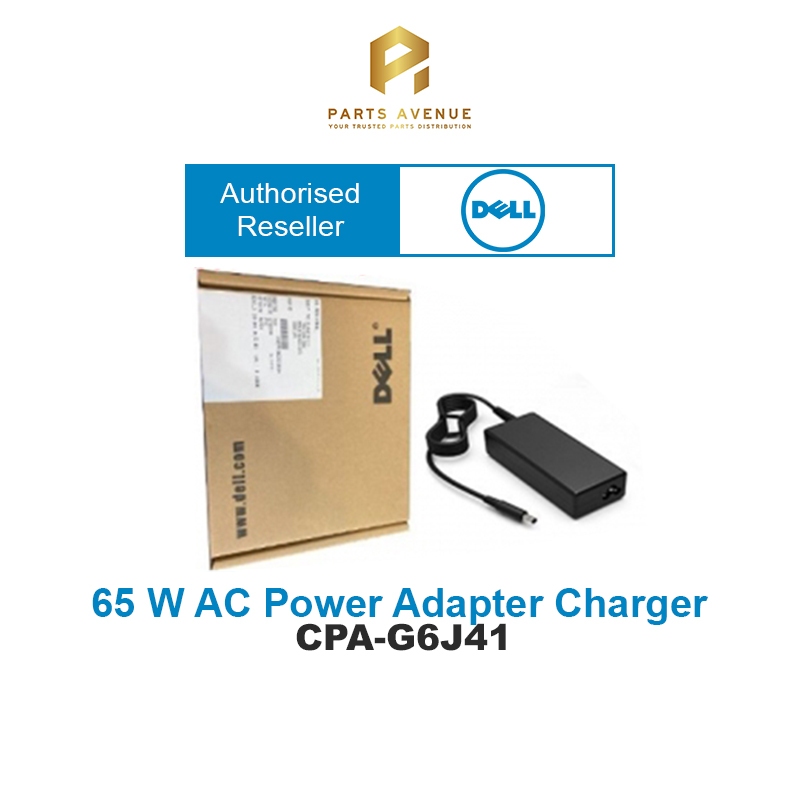 Official DELL 65W AC Power Adapter Charger (CPA-G6J41) CPA-MGJN9 Round ...