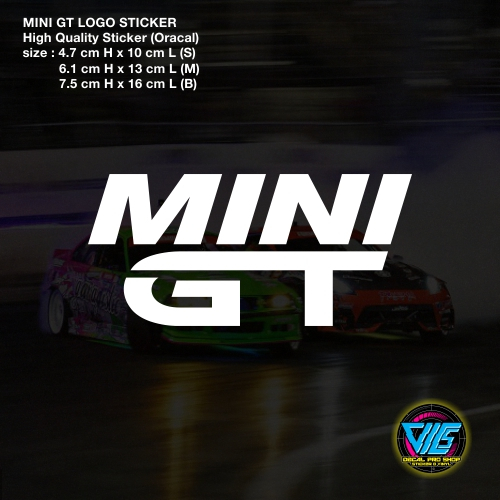 [ MINI GT ] Logo Sticker / Decal (High Quality Sticker) | Shopee Malaysia