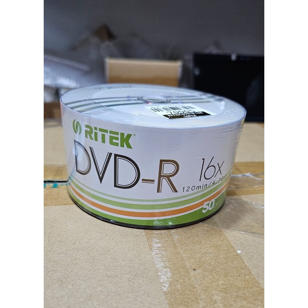 Ritek DVD-R / DVDR White 4.7GB 120Min 16x (50 pcs) | Shopee Malaysia