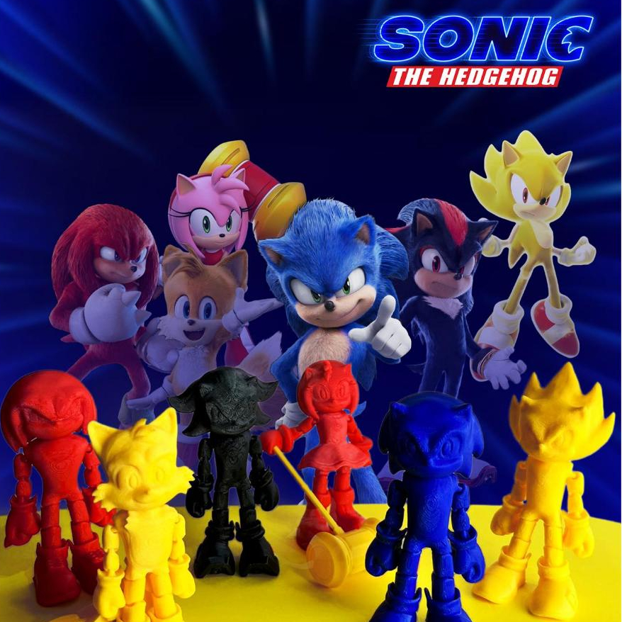 Sonic The Hedgehog |Sonic | flexi sonic |Super Sonic | Knuckles ...