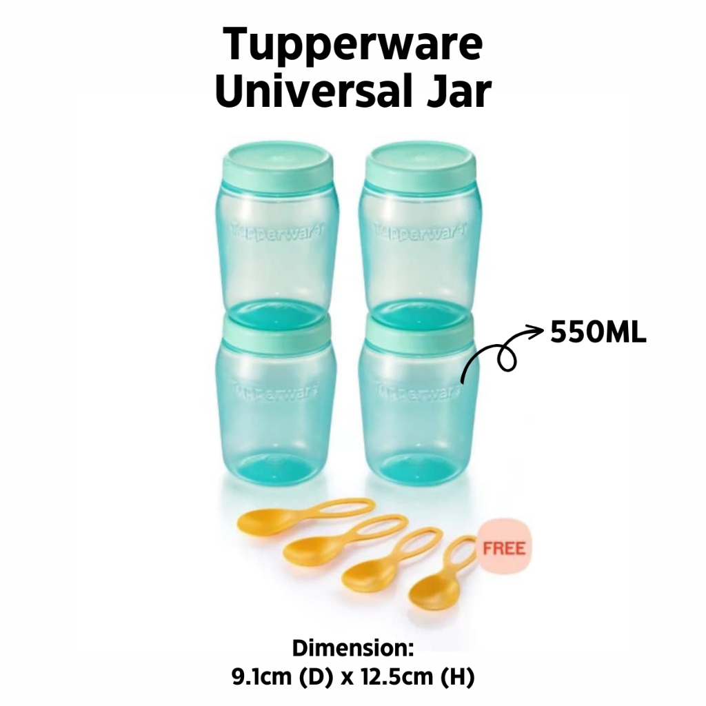 Tupperware Universal Jar 550ML (1 pc) | Shopee Malaysia
