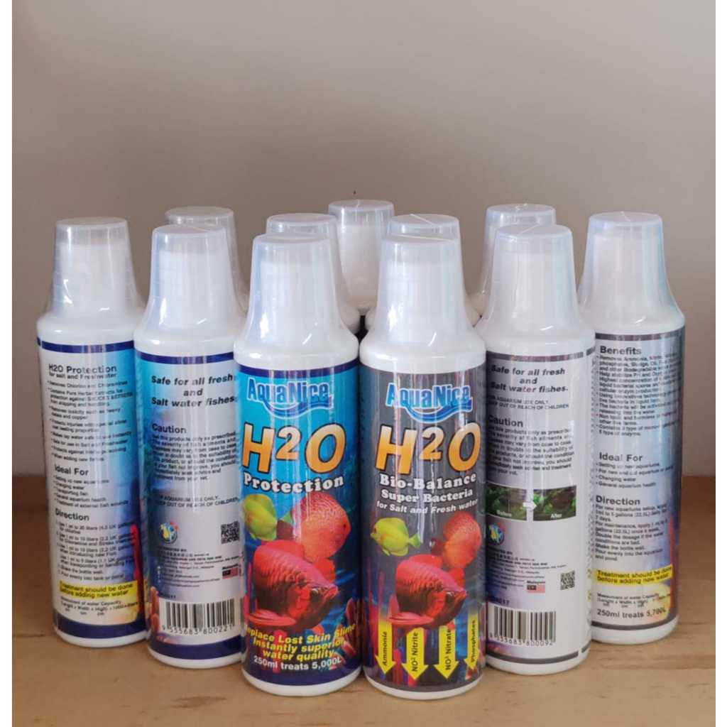 AquaNice H20 PROTECTION / BIO BALANCE SUPER BACTERIA FOR SALT AND FRESH ...