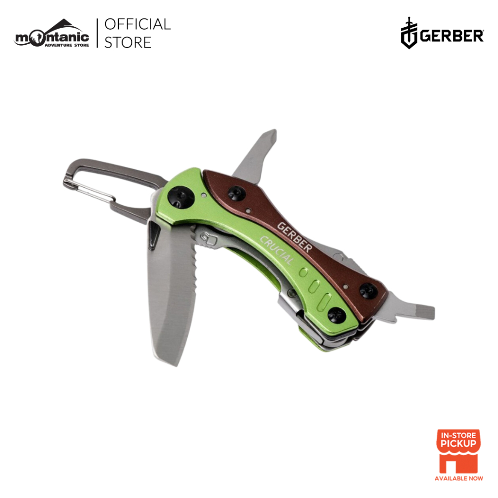Gerber Crucial Green- Compact/Lightweight/Full-Function Components ...
