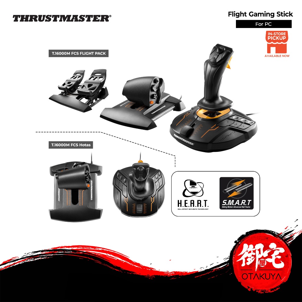 【11.25 SALE】THRUSTMASTER T.16000M FCS HOTAS /T.16000M FLIGHT PACK ...