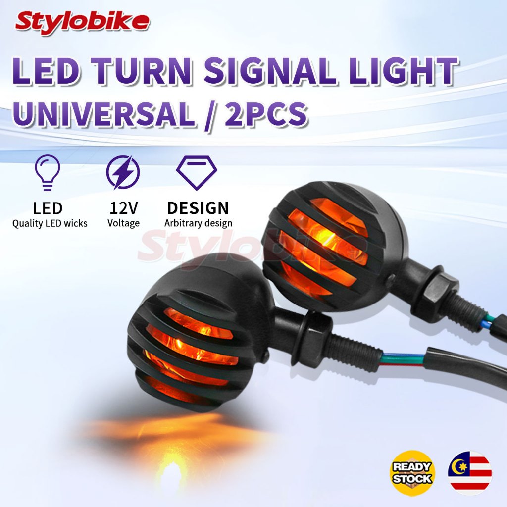 4pcs Motorcycle LED Turn Lights Motorbike Headlights Turn Signal Lights ...