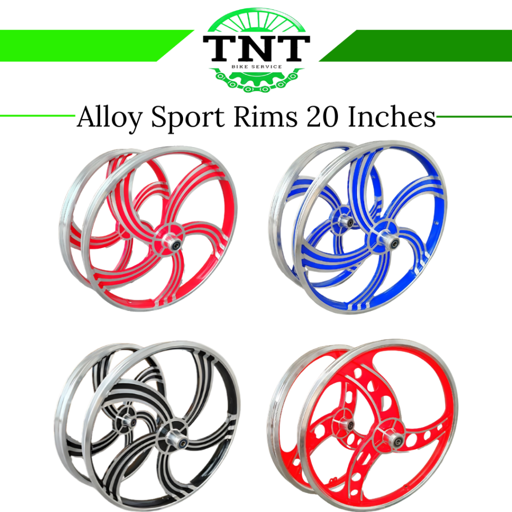 Alloy Sport Rim Bicycle 20inch Basikal BMX (Sepasang) | Shopee Malaysia